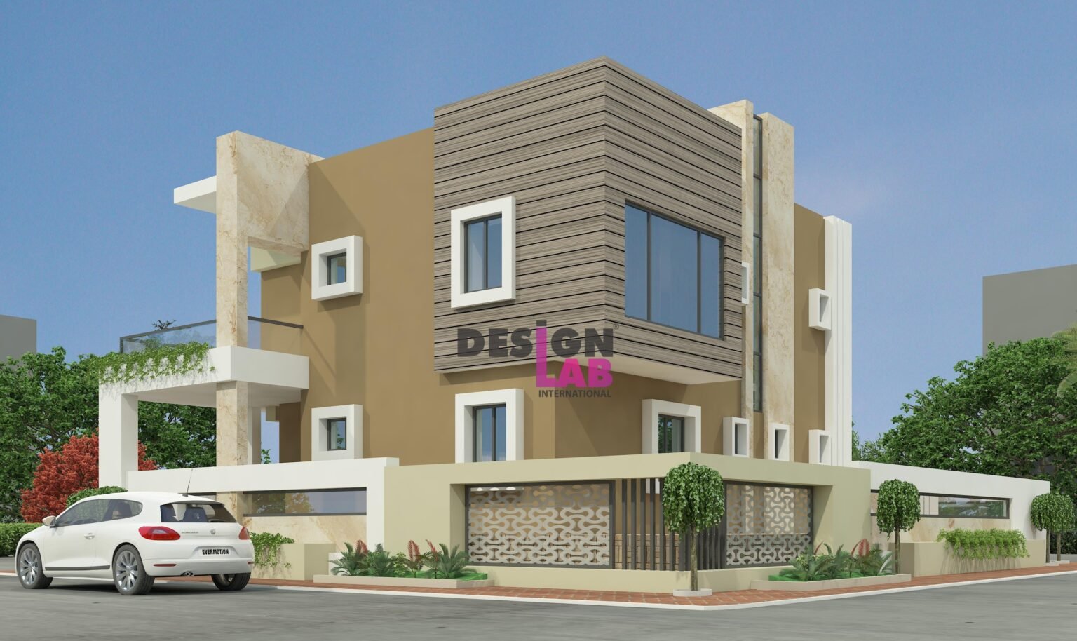 » Modern Beautiful Modern Corner House Design
