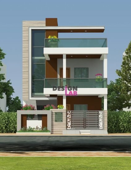 » Modern 2 Floor Small House Design in India