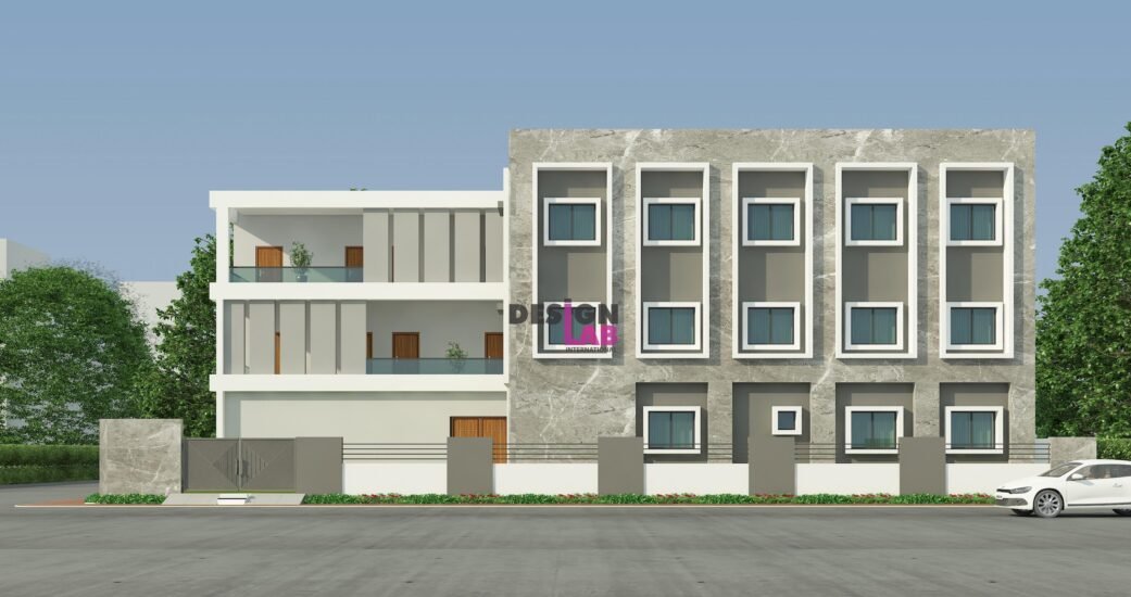 » Modern Big 3d Building House Plan 6 Images