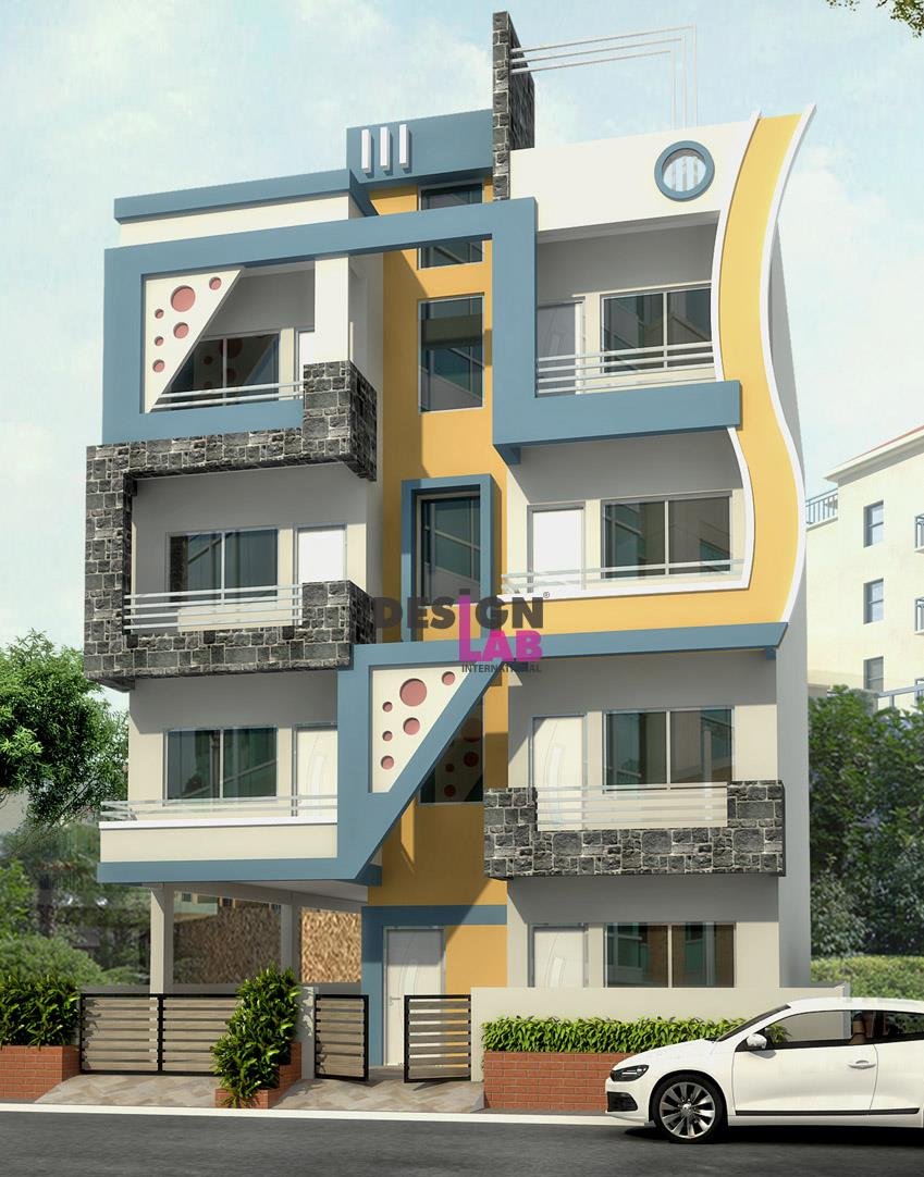 » Modern Indian Simple House Exterior Design