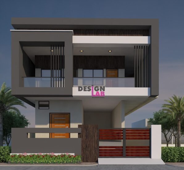 » Modern Indian Simple House Exterior Design