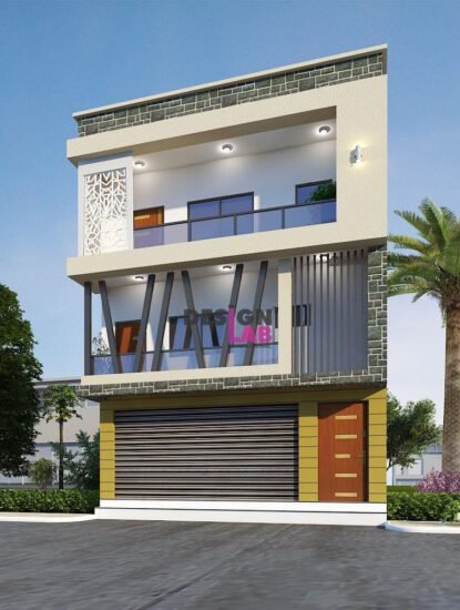 » House Plans With Attached Shop in India