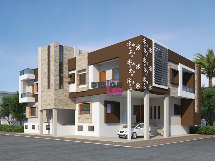 » Modern Beautiful Modern Corner House Design