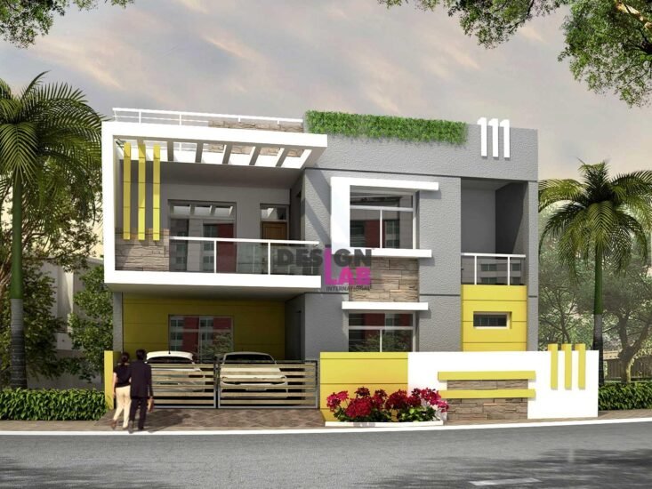 » Simple Front Elevation For 2 Floor House