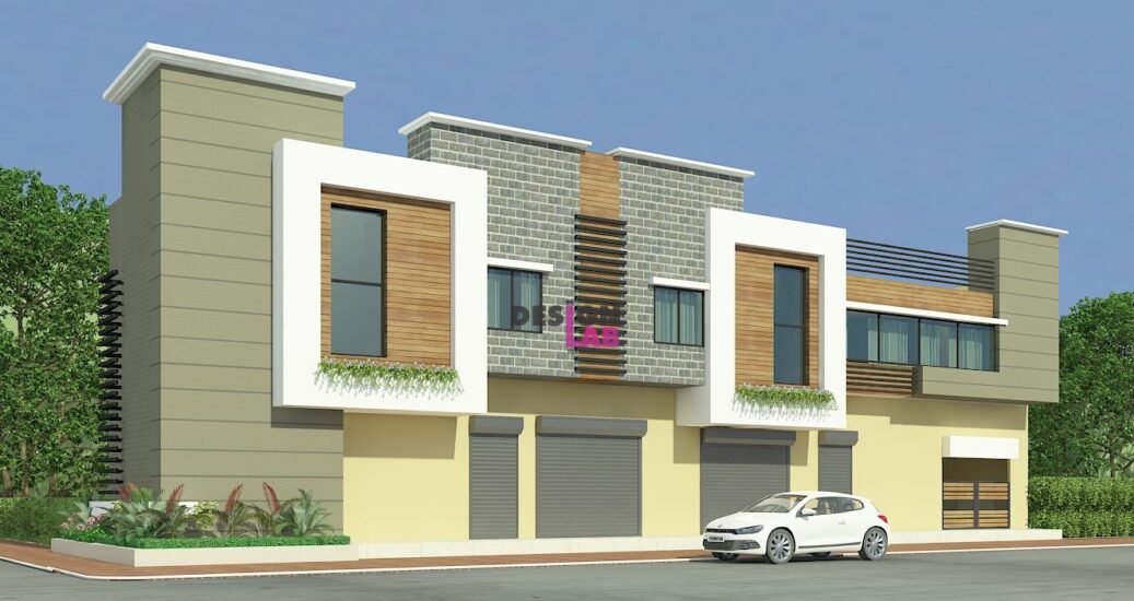 » House Plans With Attached Shop in India