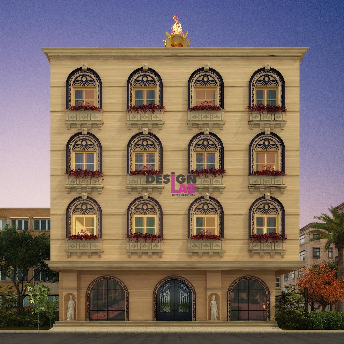 » hotel exterior design architecture