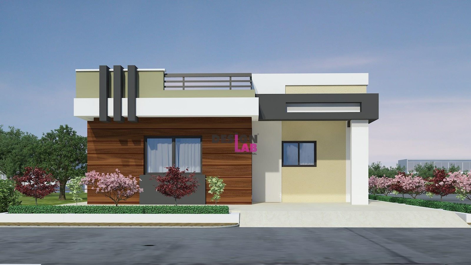 » Modern Home Design Single Floor 3d Images