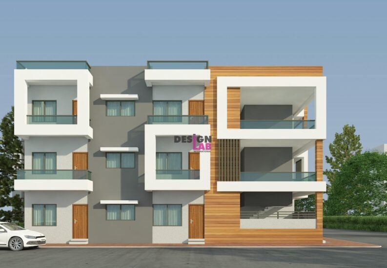 » house design with shop in front