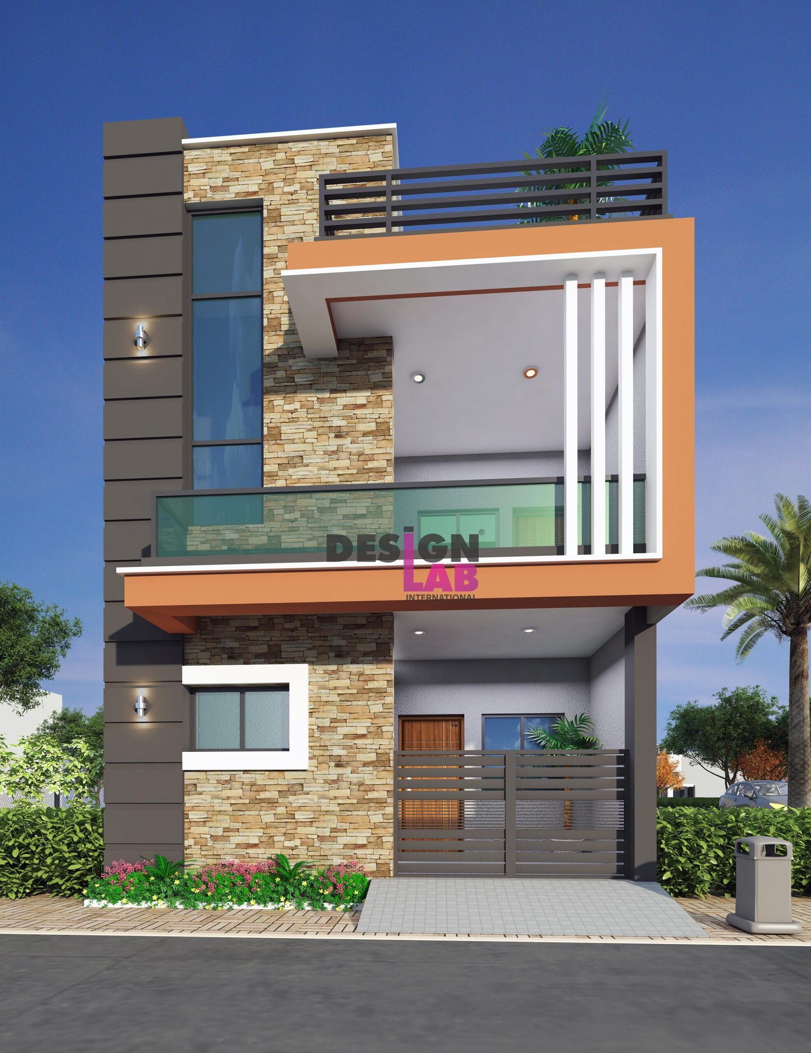 » Modern 3 Bedroom 2 Storey House Plans 3d