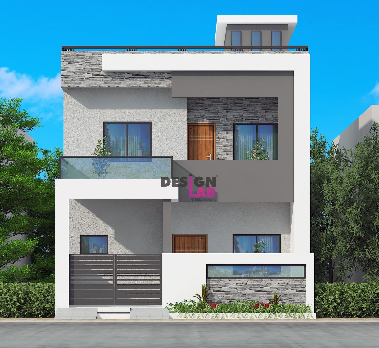 » Modern Beautiful Double Storey House Design