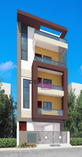 » Modern 4 Storey House Design 3D Images
