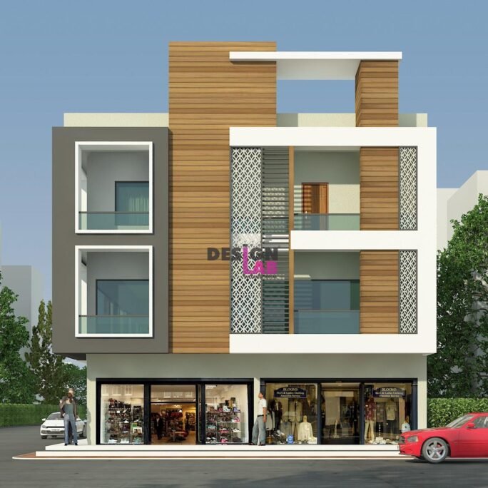 » Modern 3 storey Commercial Building Design