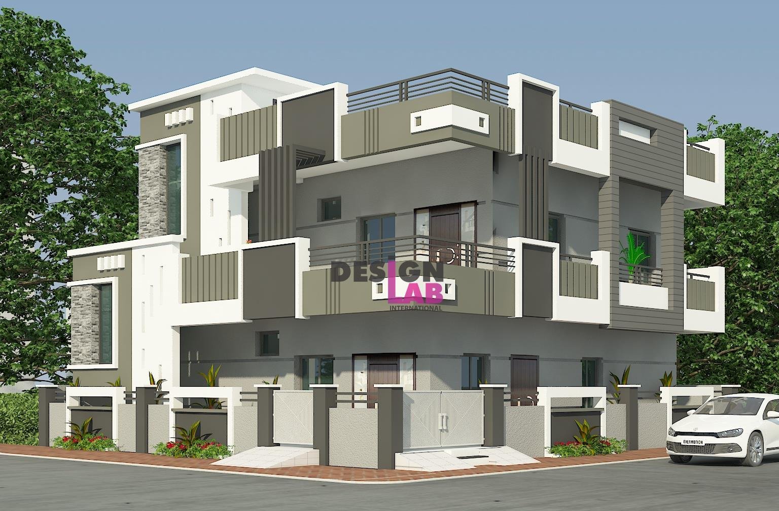 Modern Outside Wall Design For Home Indian Style