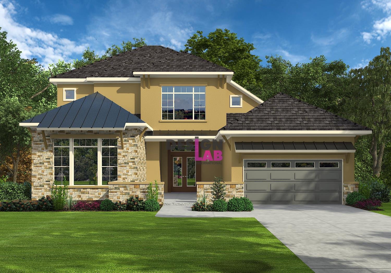 » European style House Plans Kerala