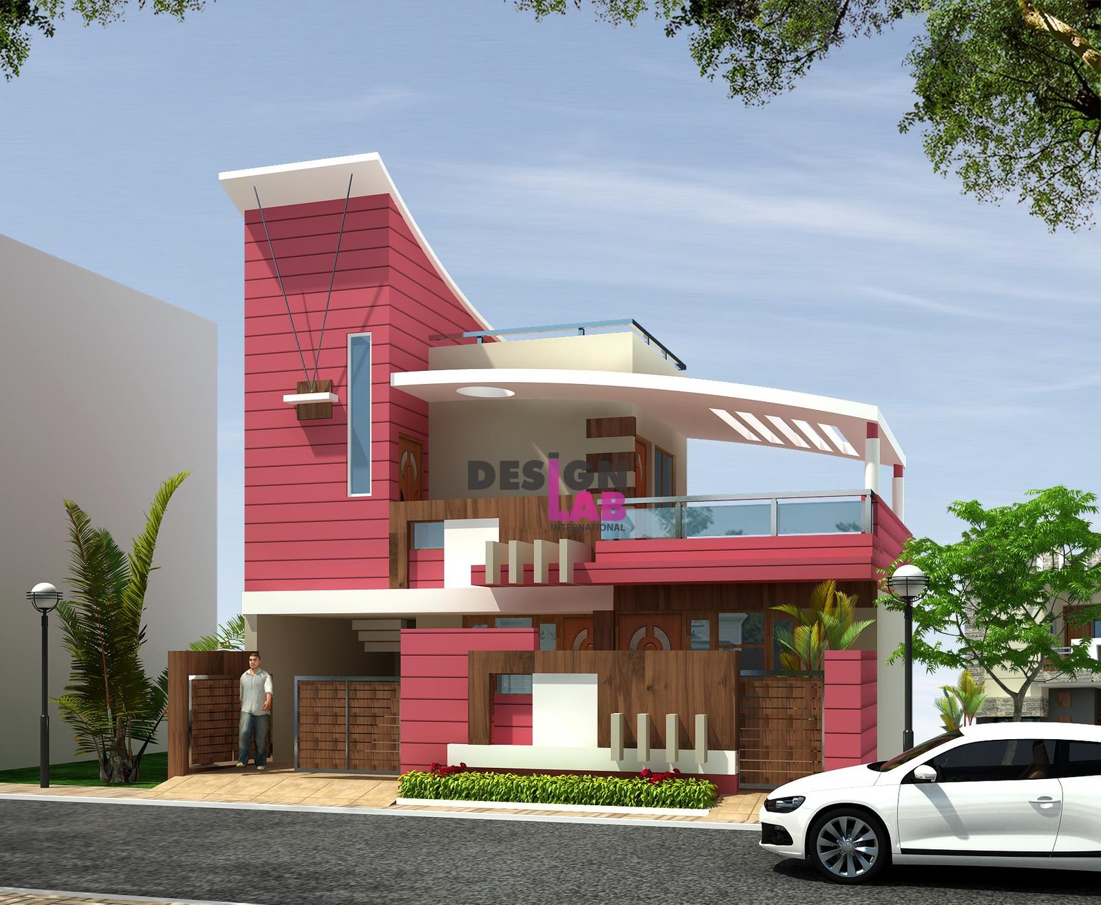 » Modern Indian Simple House Exterior Design 6 Images