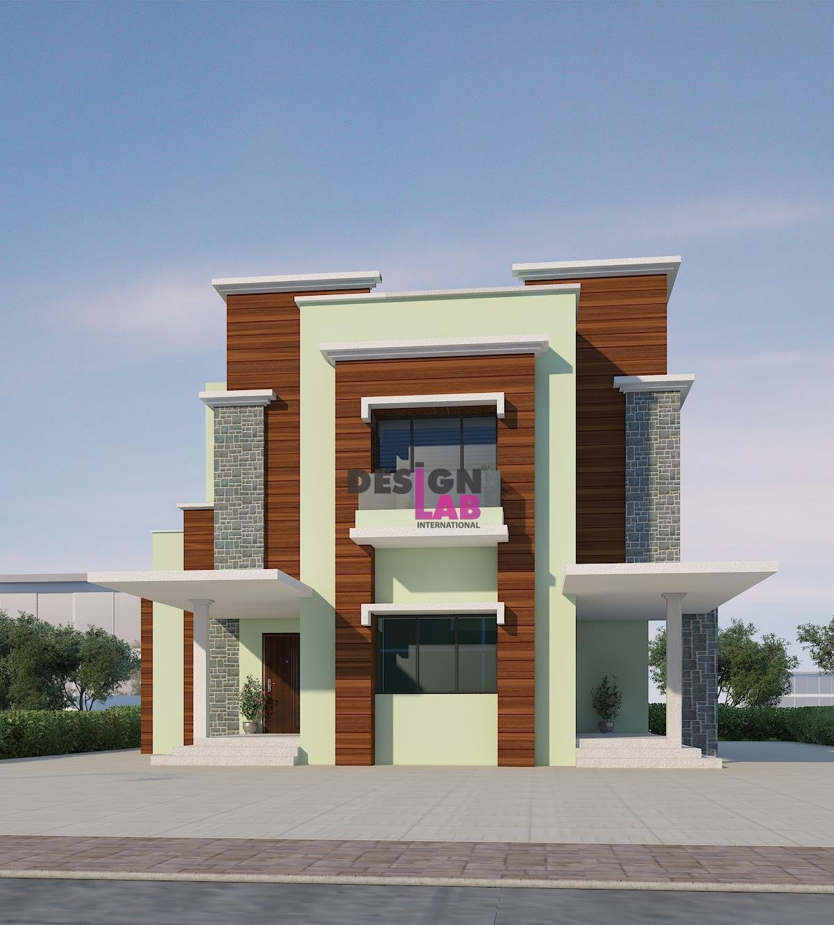 » Modern 6 3D Home Design Simple