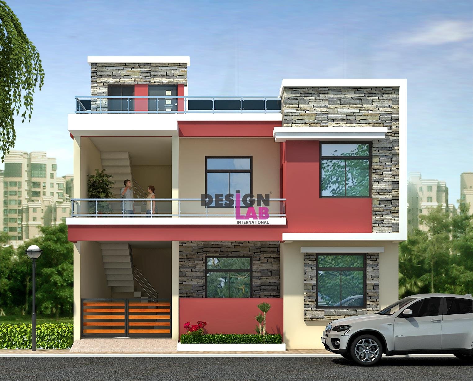 » Simple Modern 2 Storey House Design