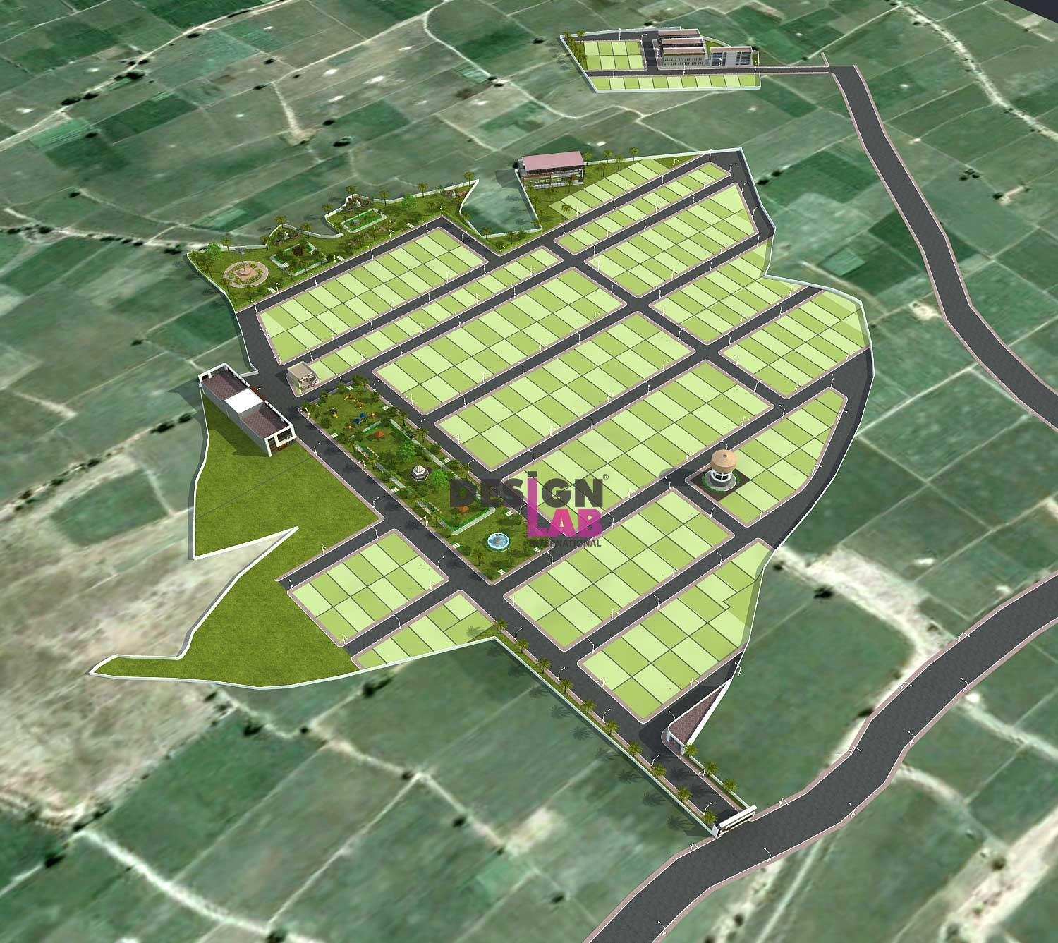 » Modern Landscape Aerial View