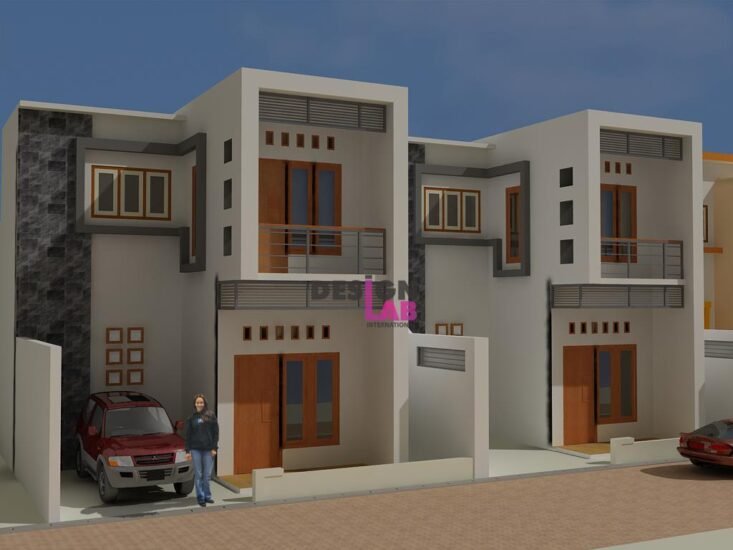 » Modern Small Row House Ecterior Design Ideas