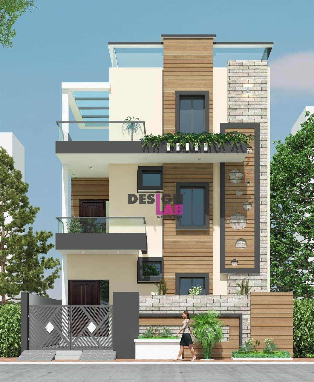 » Modern Contemporary Home Plans 3D Design