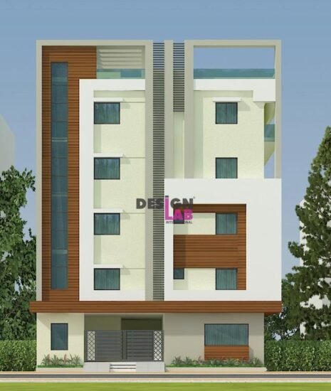 » Modern 5 Floor House Front Elevation