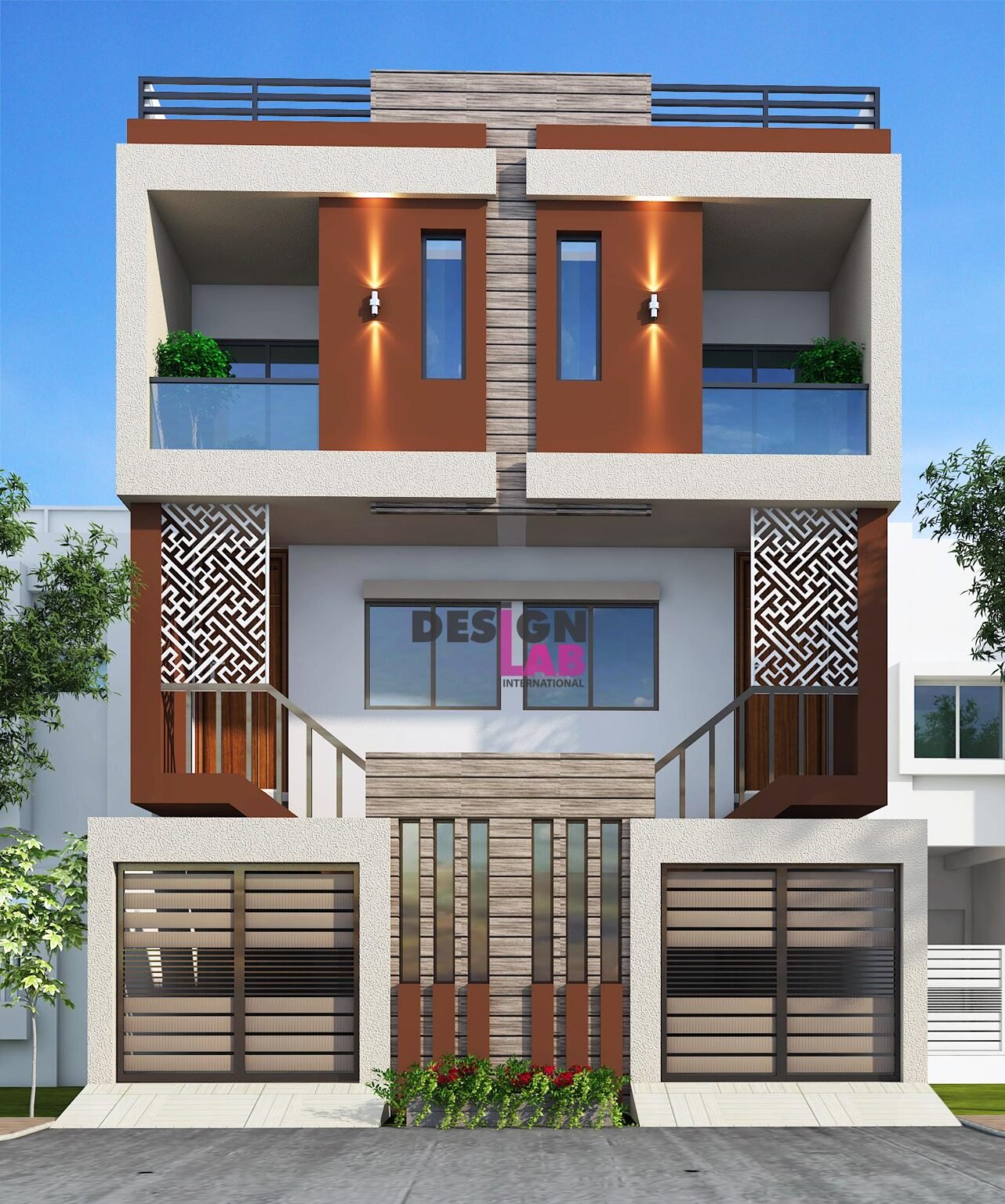 » Modern 3D Design House Elevation Pictures