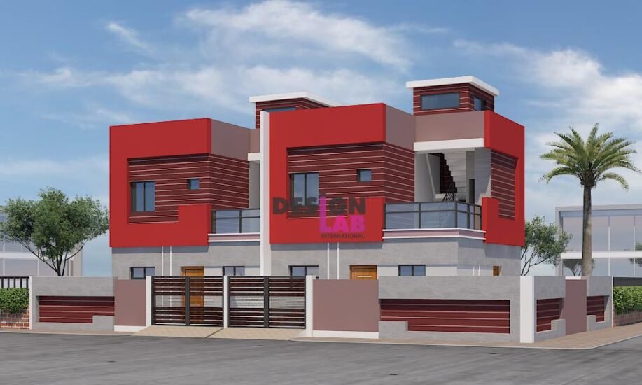 » Modern House Front Side Plaster Design