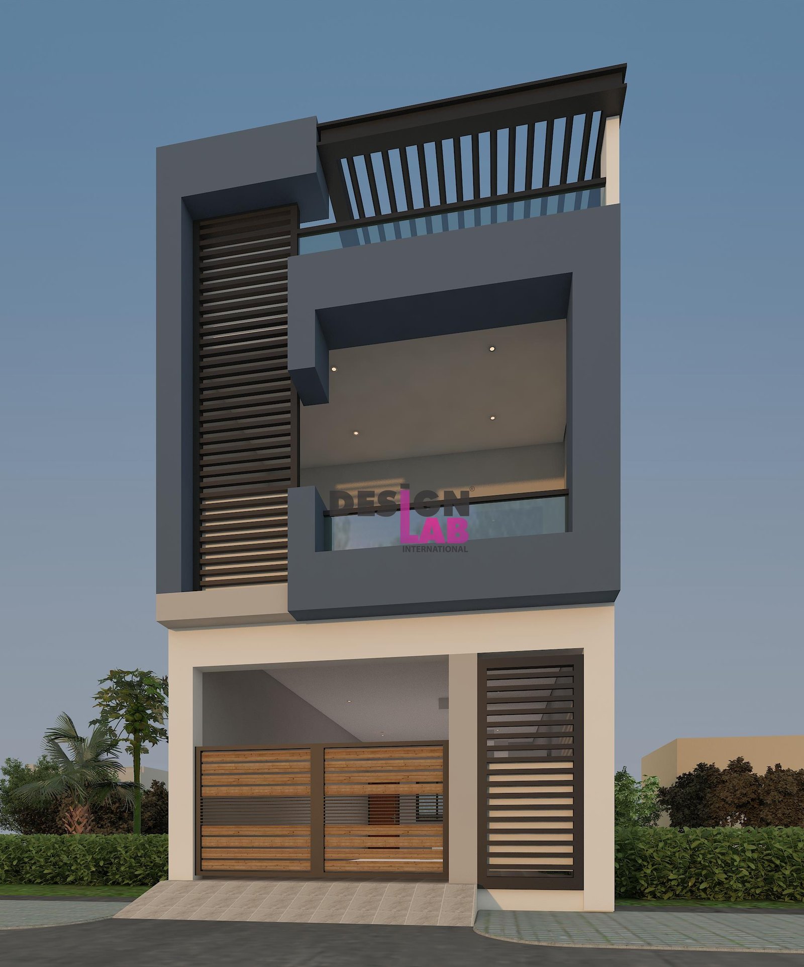 » Modern Elevated House Design in 3D