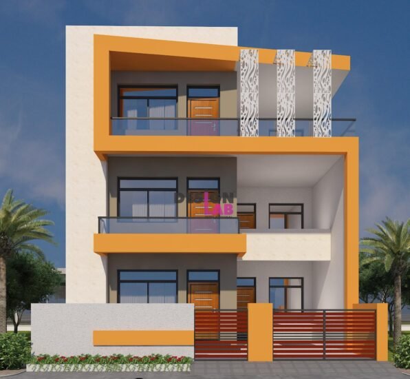 » Modern Front View House Plans
