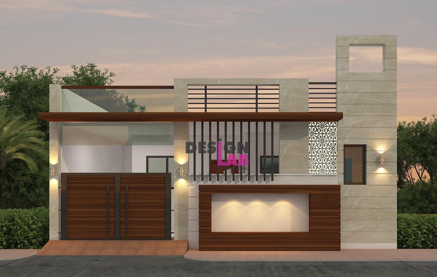 » Tiny House Front 3D Design Pictures