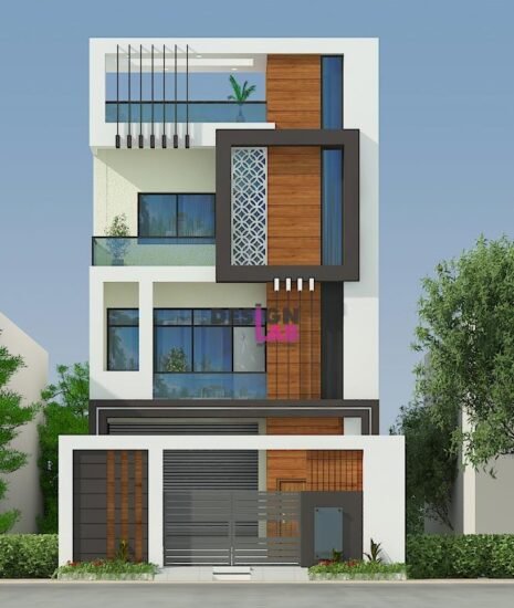 » 3rd Floor House Front Elevation