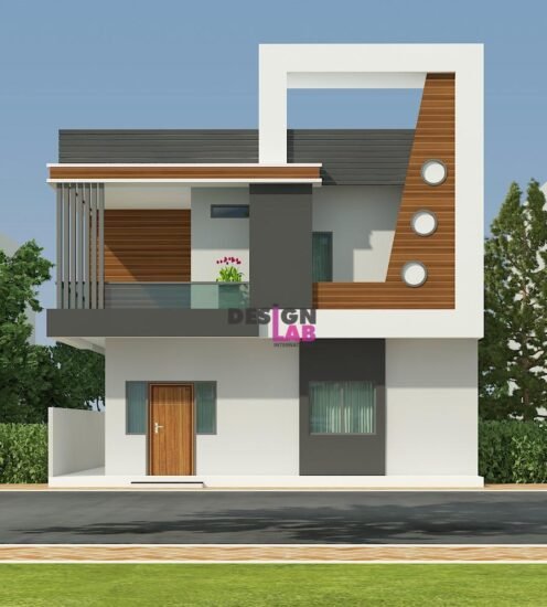 » Modern Exterior House Plaster Design