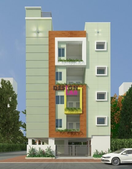 » Modern 5 Floor House Front Elevation