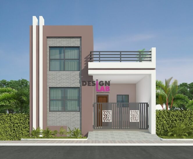» Modern 2 Bedroom House Exterior Design